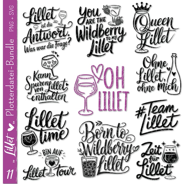 Plotterdatei lillet - Etsy.de