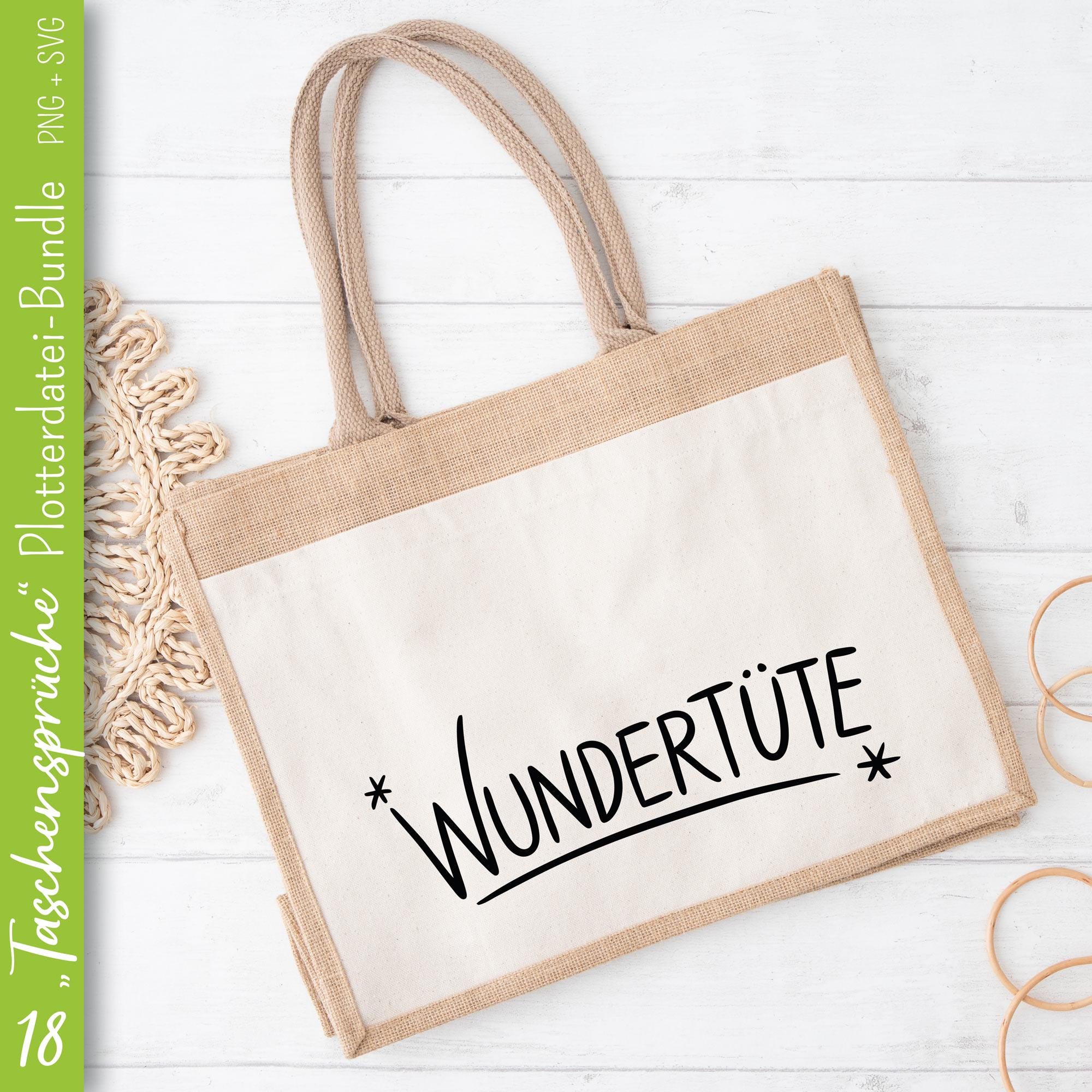German Sayings for Bags Plotter File | Bag Sayings Bundle SVG | Plot ...