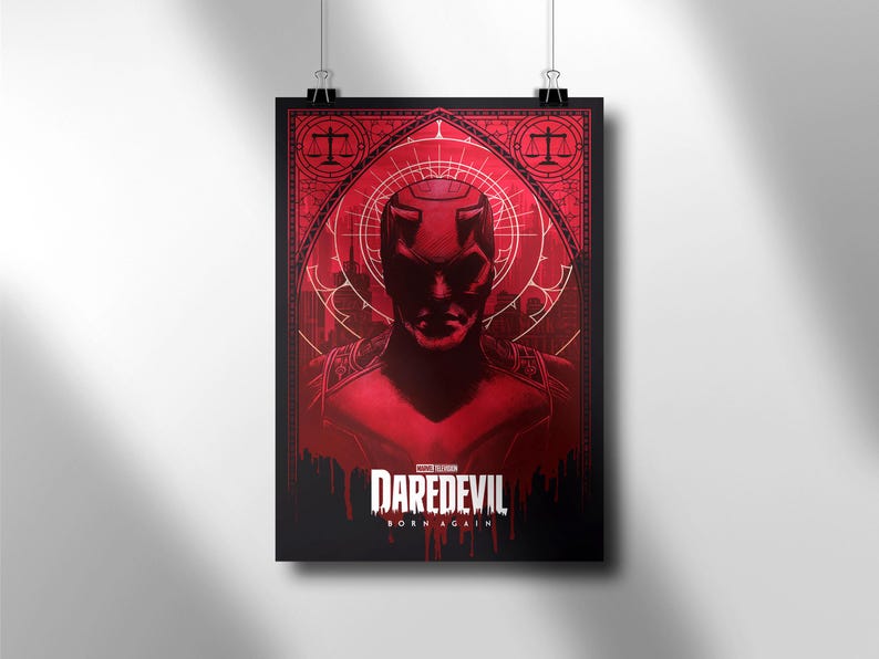 Daredevil: Born Again Poster, Daredevil Poster, Gift for Birthday ...