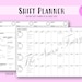 Nurse Shift Planner- Day Shifts (AM + PM) - Hourly Planner and Patient ...