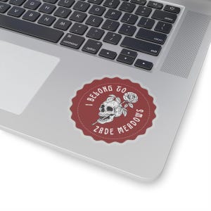 Zade Meadows Inspired Kiss-cut Stickers, Fan Art Stickers, Book Lover ...