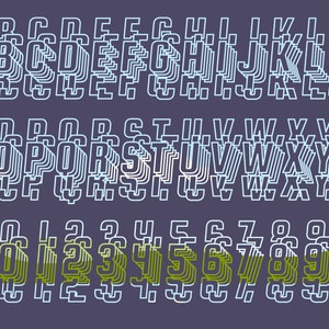 Pile Stacked Alphabet Canva Frame Template | Editable Heap Stacked ...