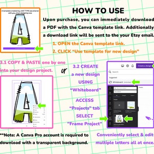 Grime Stacked Alphabet Canva Frame Template Editable Muddy Stacked ...