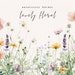 Watercolor Floral Field Clipart Lovely Colours Clipart Floral Border ...