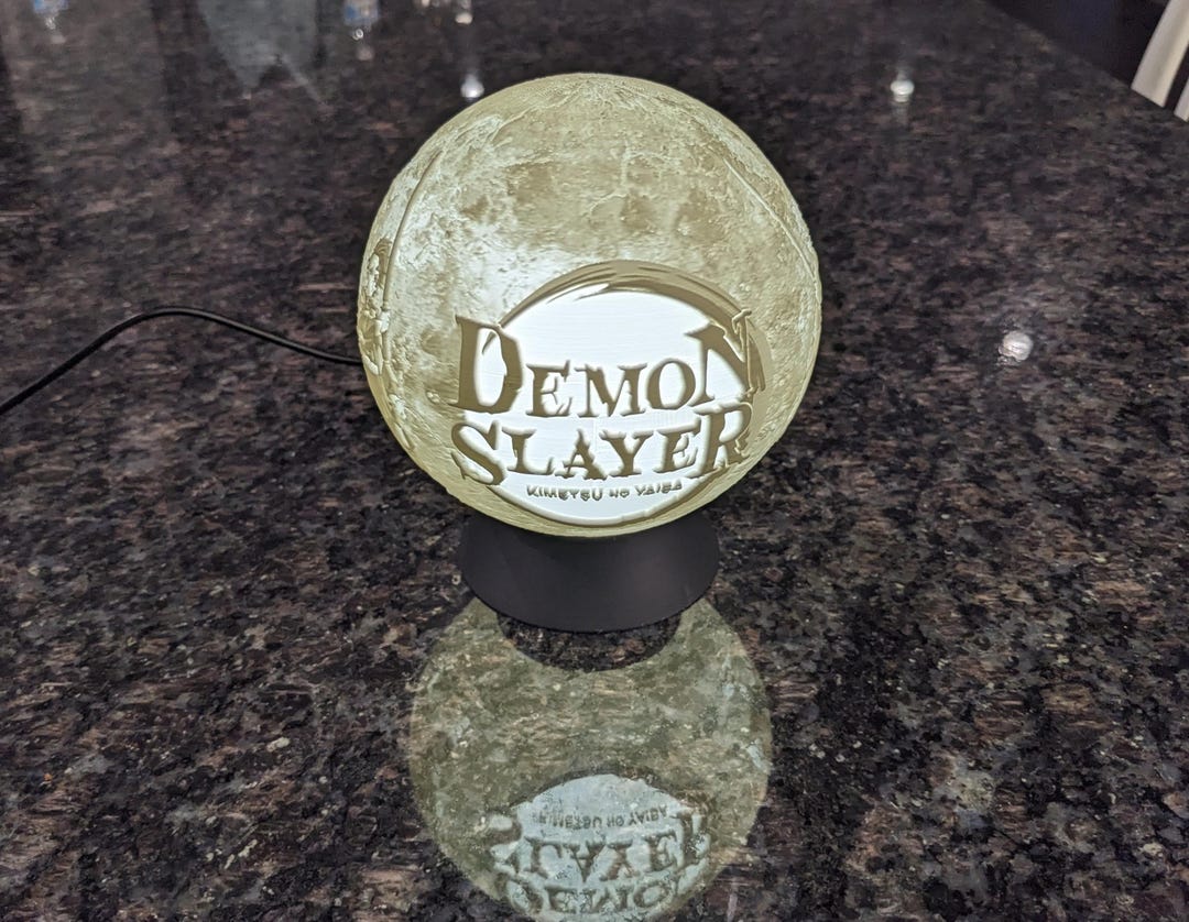 Demon Slayer Sphere Lithophane Night Light - Etsy