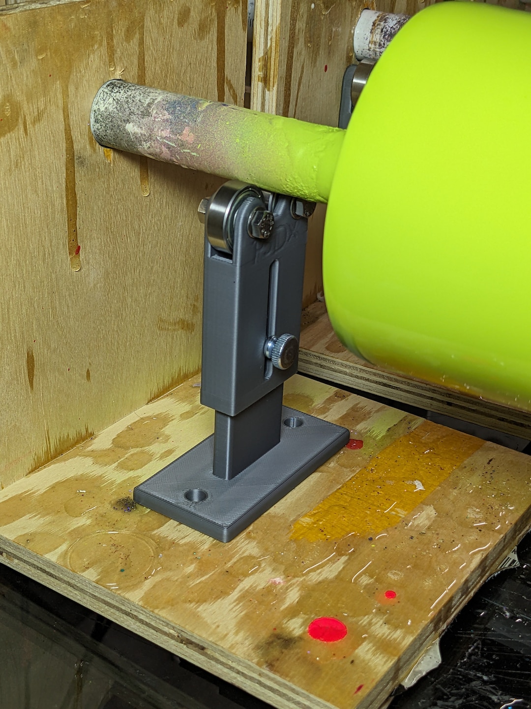 Epoxy Cup Turner Support Brace With Roller Bearings - Etsy