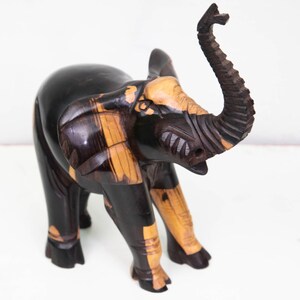 African Traditional Statuettes Elephant African Carving Tribal Art ...