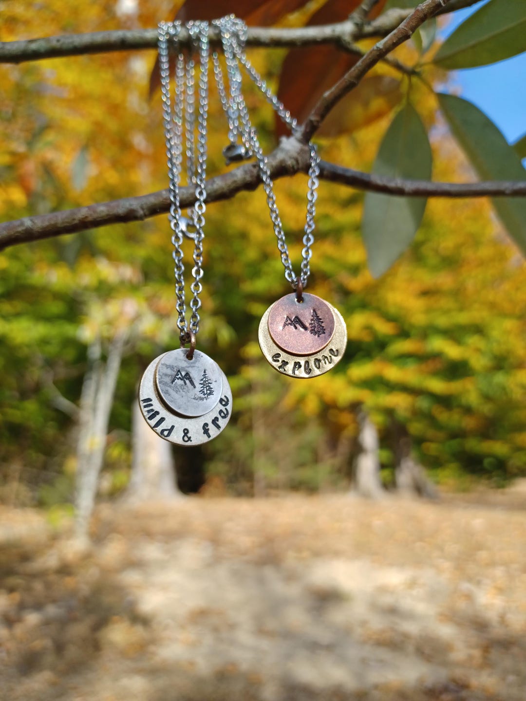 Mini Nature Necklaces - Etsy