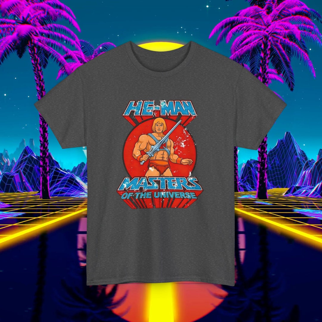 He-man Masters of the Universe Logo T-shirt - 80s Retro Unisex Tee ...