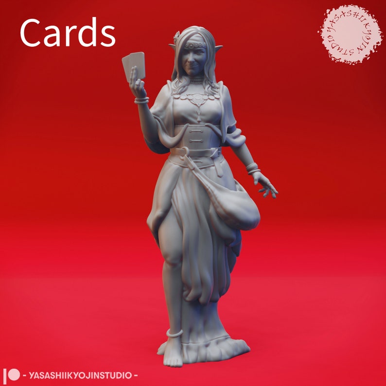 Fortune Teller 32mm/54mm Scale for D&D 5e and Pathfinder Crafted by ...