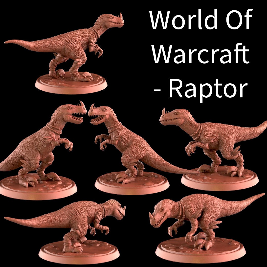 World of Warcraft Raptor for Dungeons and Dragons, Tabletop, DND 5e ...