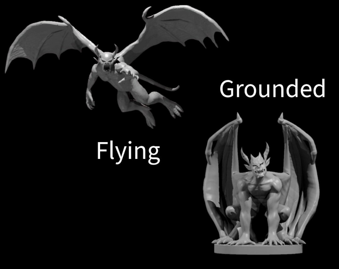 Gargoyle for D&D 5e and Pathfinder Crafted by MZ4250 for Tabletop ...