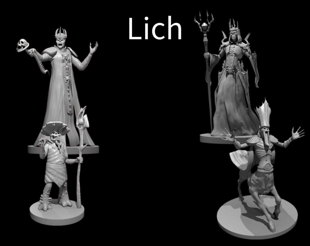 Lich D&D 5e Dungeon's and Dragons 5e Table Top Wargaming Fantasy ...