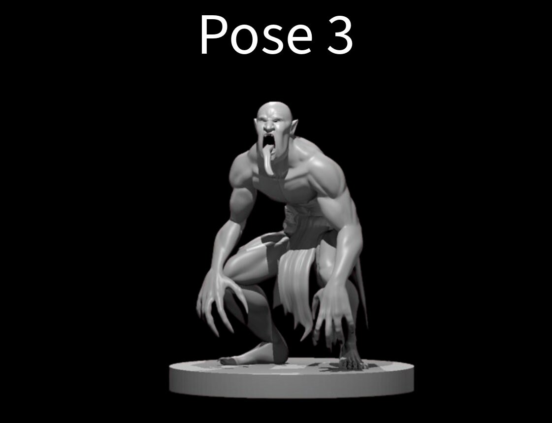 Ghoul D&D 5e Dungeon's and Dragons 5e Table Top Wargaming Fantasy ...