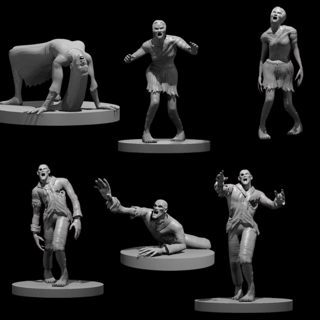 Human Zombie for D&D 5e and Pathfinder Crafted by MZ4250 for Tabletop ...