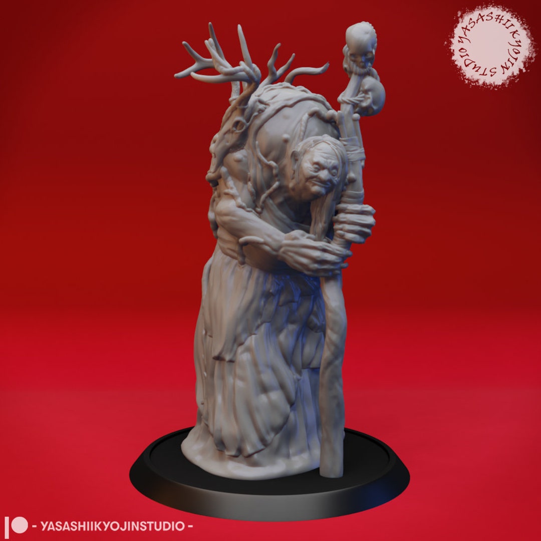 Annis Hag 32mm for D&D 5e and Pathfinder Crafted by Yasashii Kyojin ...