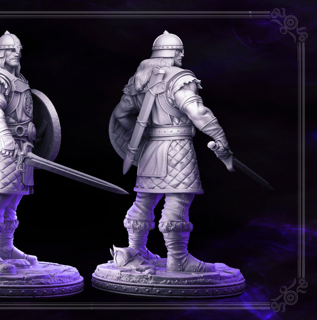 Human Solider for D&D 5e and Pathfinder Crafted by Primal Collectibles ...