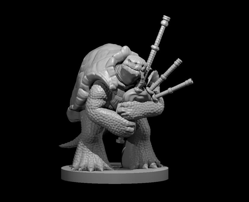 Tortle Bard for D&D 5e and Pathfinder Crafted by MZ4250 for Tabletop ...
