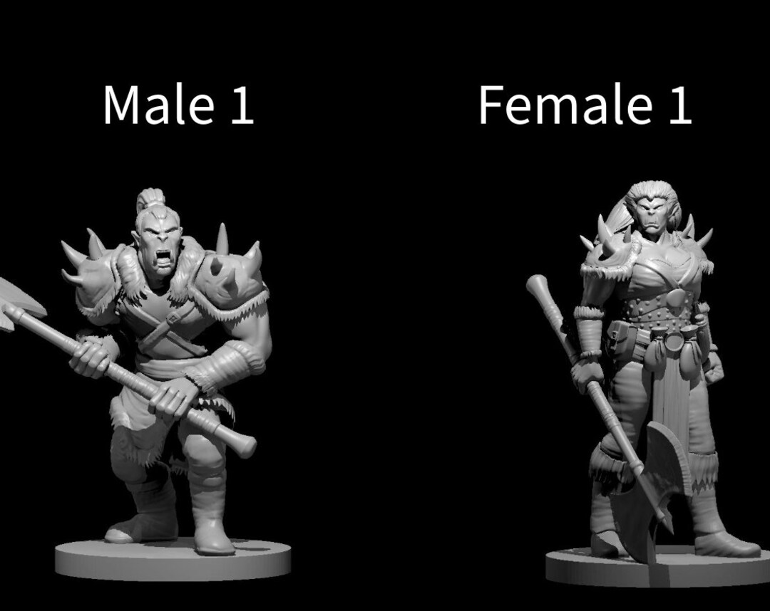 Orc Warrior for D&D 5e and Pathfinder Crafted by MZ4250 for Tabletop Roleplaying Adventures - Etsy