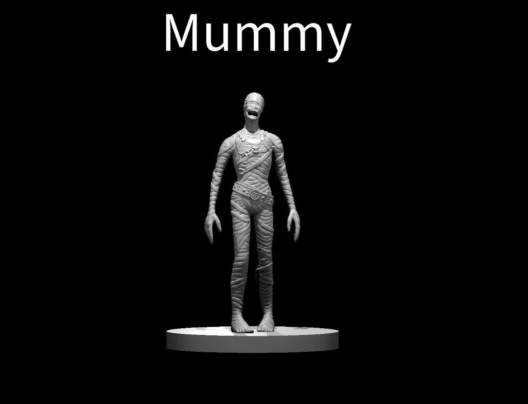 Mummy 32mm Scale for D&D 5e and Pathfinder Crafted by MZ4250 for ...