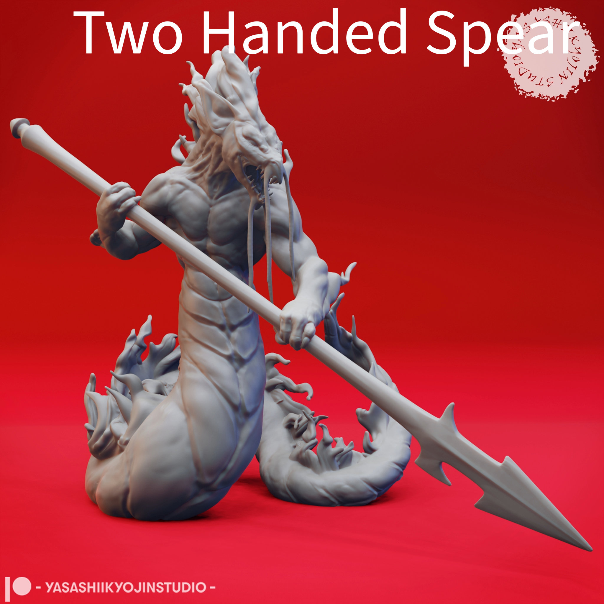 Flame Salamander for D&D 5e and Pathfinder Crafted by Yasashii Kyojin ...