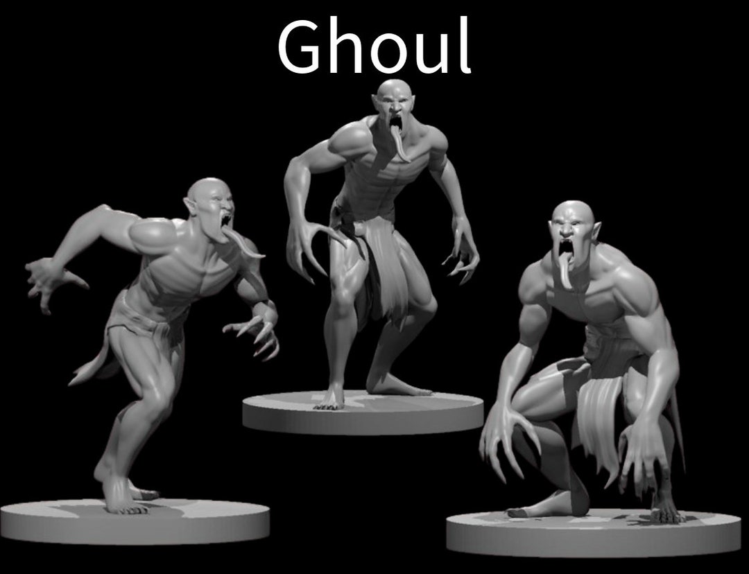 Ghoul D&D 5e Dungeon's and Dragons 5e Table Top Wargaming Fantasy ...