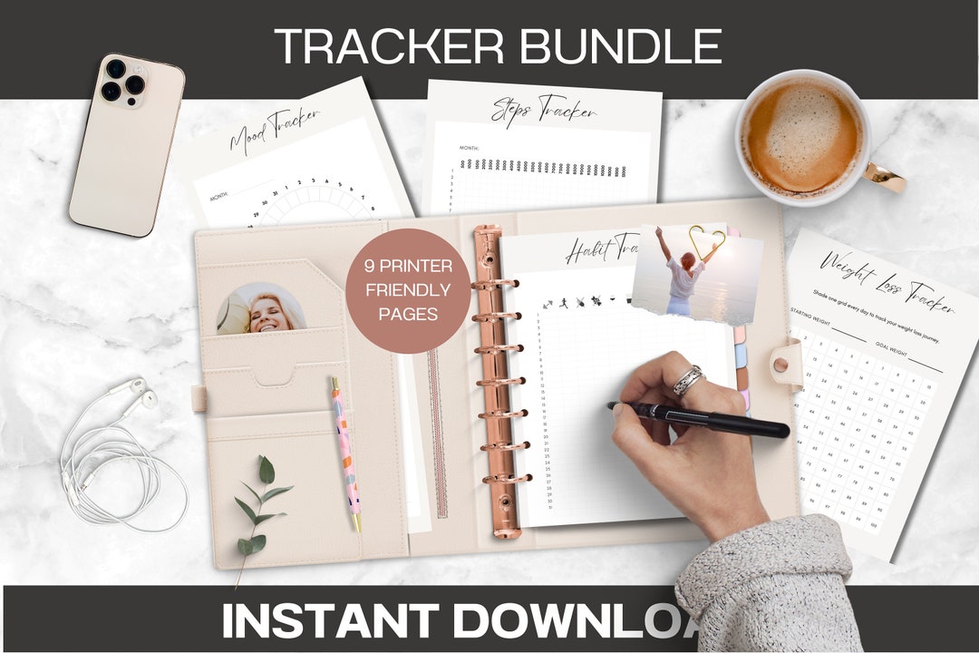 Habit Tracker Habit Tracker Printable Habit Tracker Printable Bundle ...