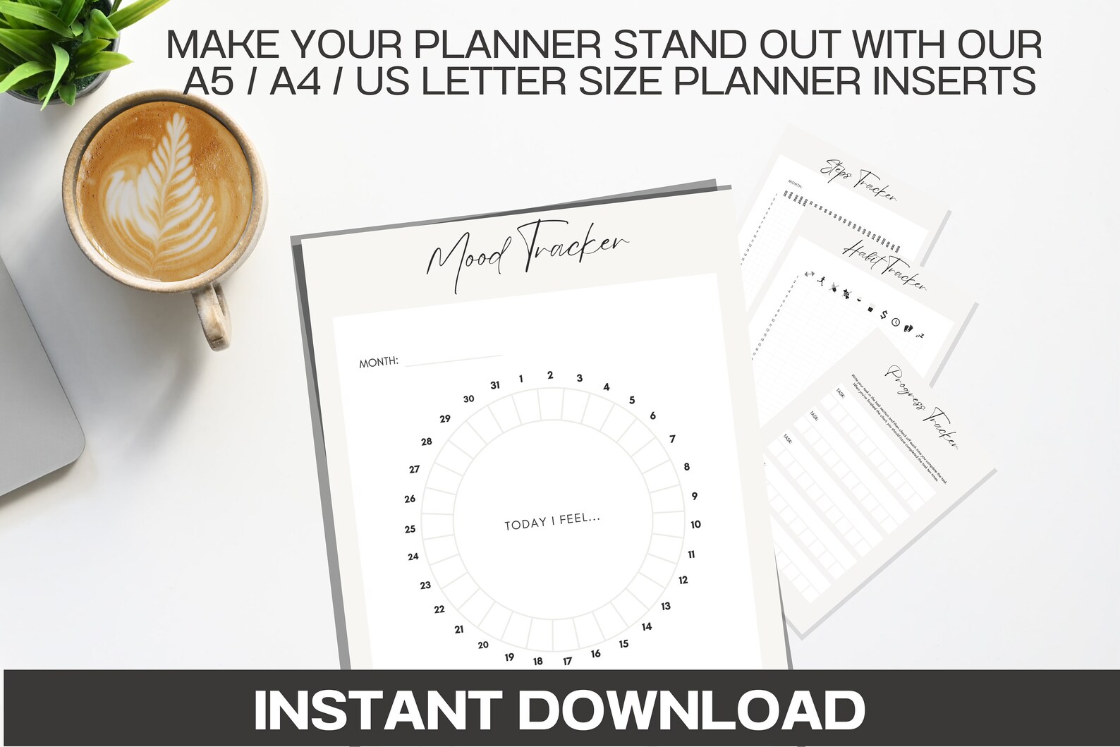 Habit Tracker Habit Tracker Printable Habit Tracker Printable Bundle ...