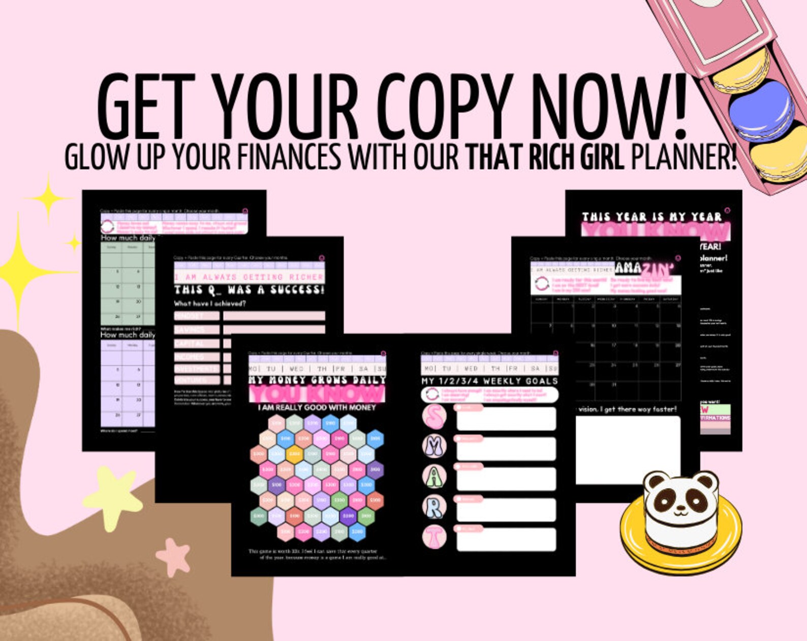 That Rich Girl Planner, Undated Digital Planner, iPad Planner ...