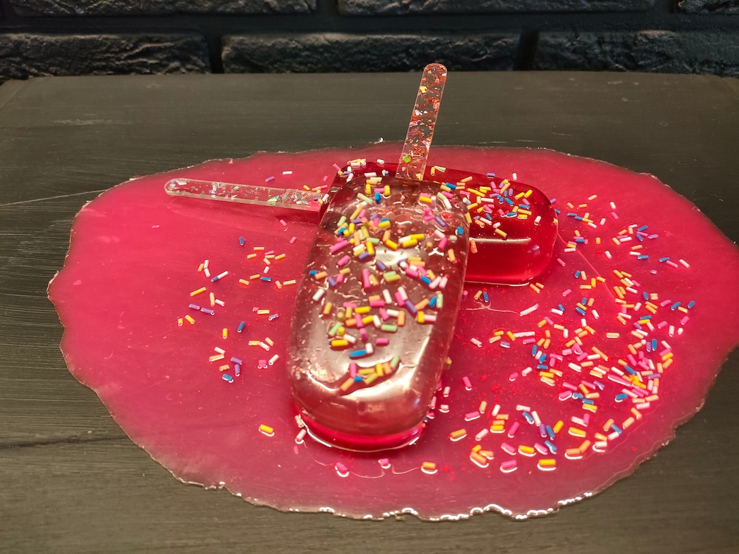 Resin Ice Cream Art, Popsicle Sculpture, Ice Cream Sculpture, Ice Cream ...