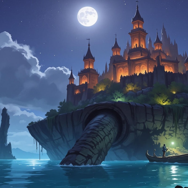 Fantasy Scene Art Custom - Etsy UK