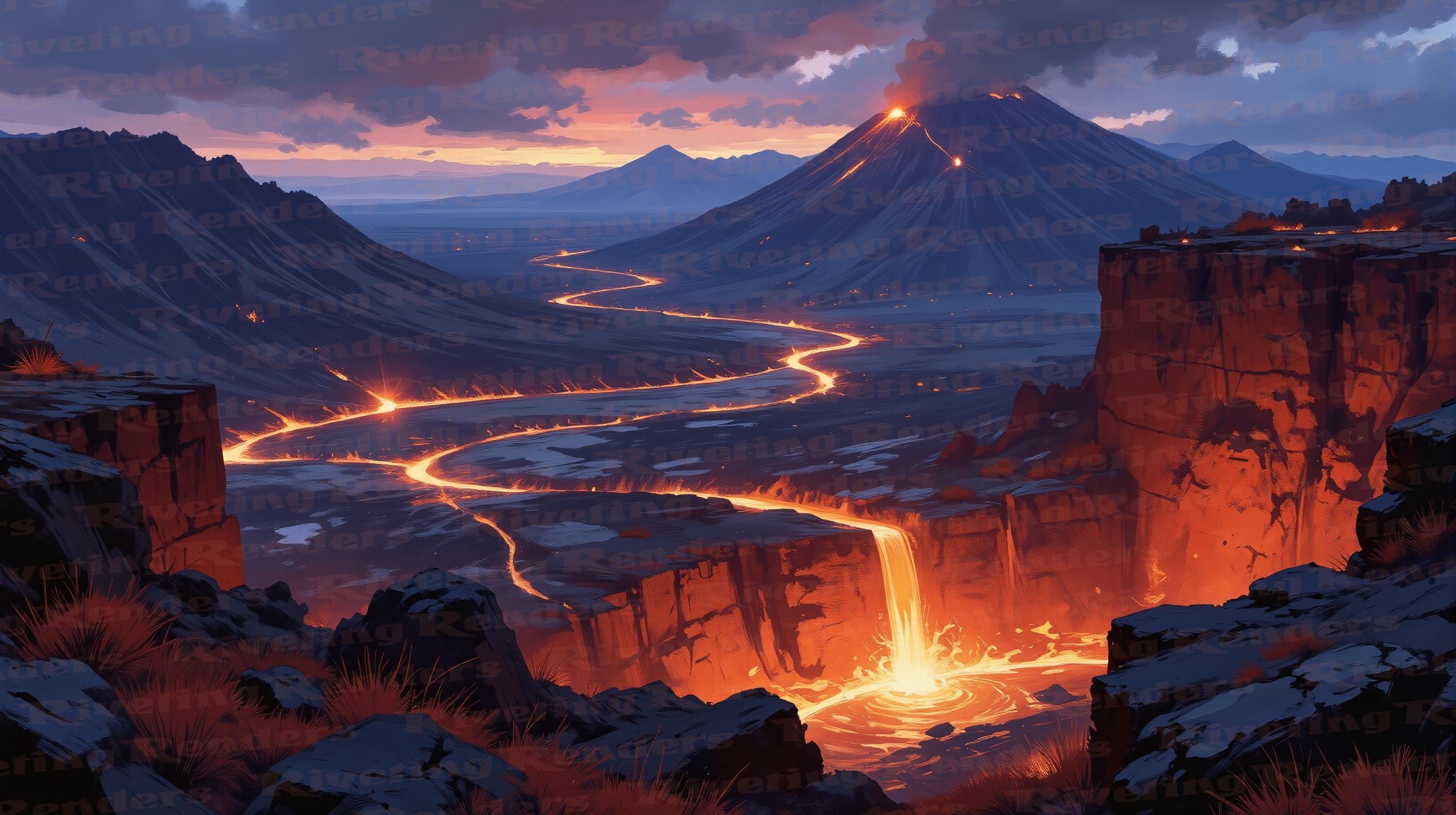 Fantasy Landscape Commission - Personalized Scenery Digital Painting ...