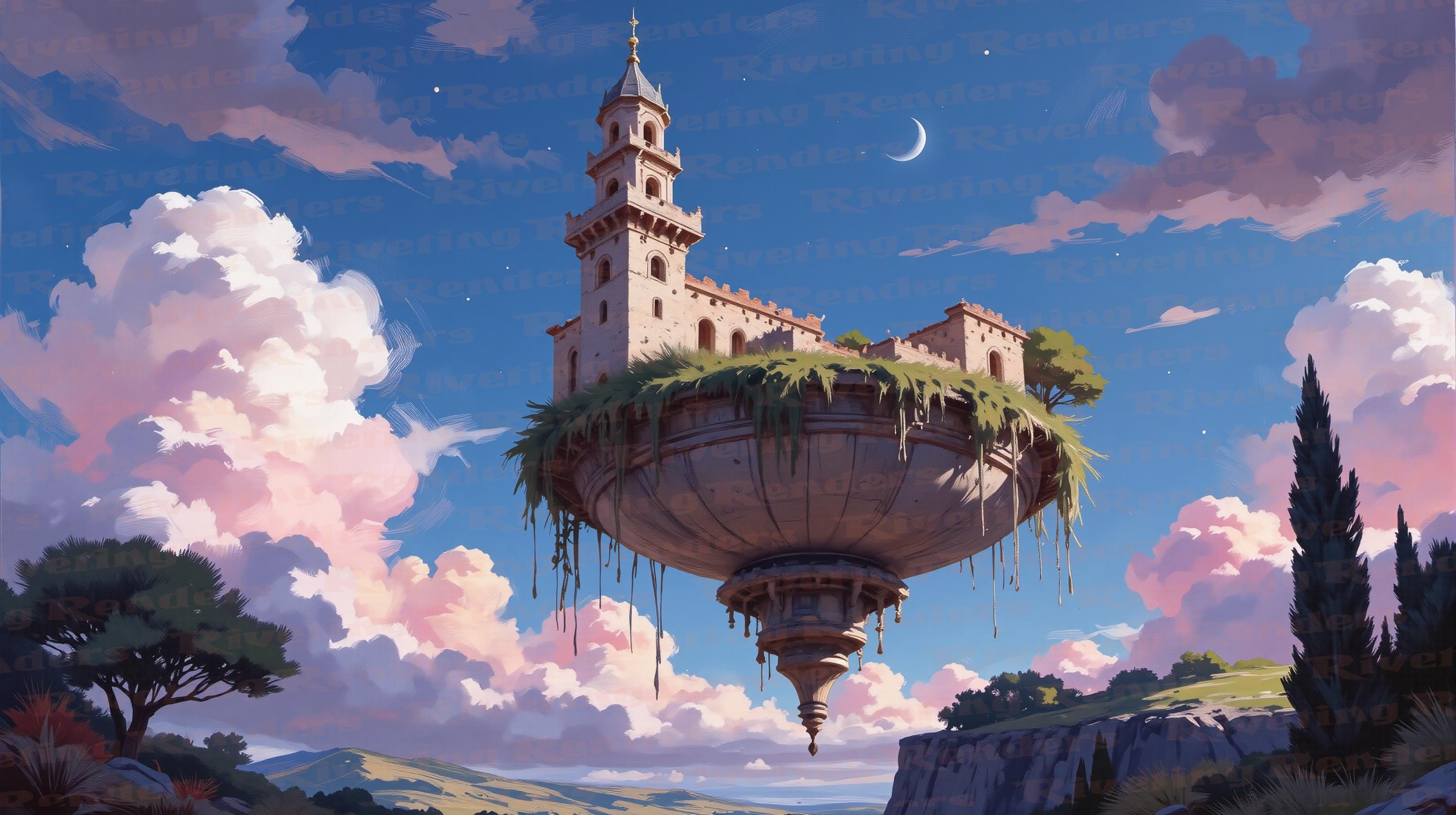 Fantasy Landscape Commission - Personalized Scenery Digital Painting ...