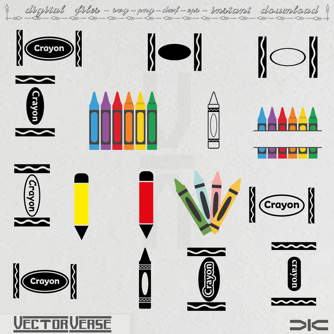 Crayon Svg, Crayon Wrapper Svg, Crayon Costume Svg, Halloween Crayon ...