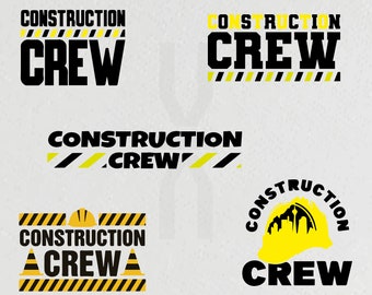 Construction Crew SVG, Birthday Shirt SVG Cut Table Design,svg,dxf,png ...