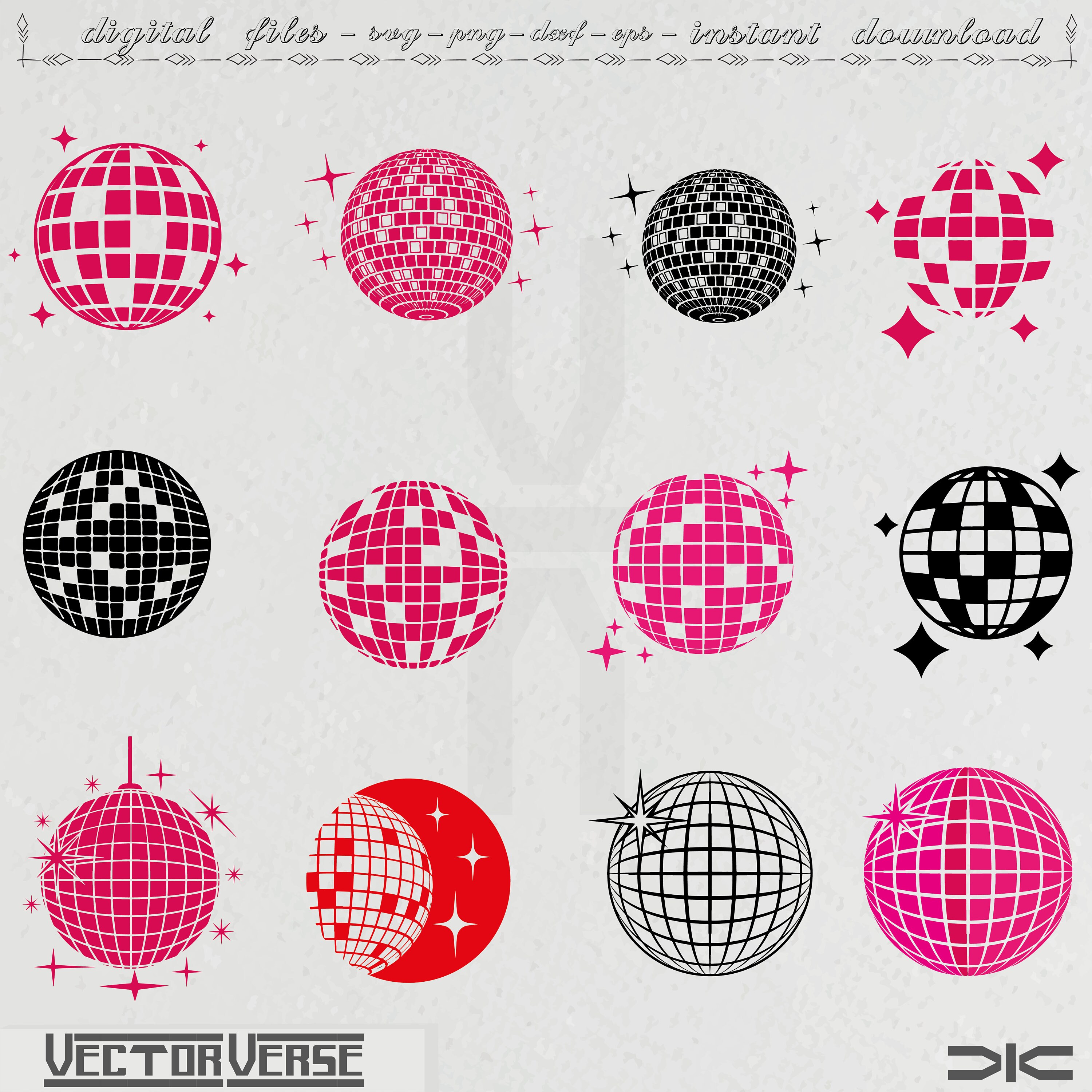 Disco Ball Svg, Disco Ball Png, Discoball Svg, Retro Svg, Groovy Svg ...