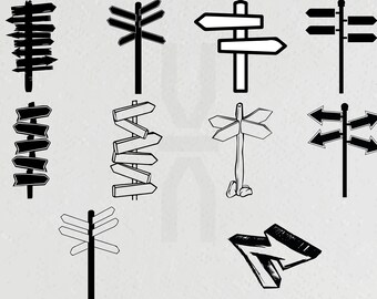 Destination Sign Svg, Destination Arrow Svg, Destination Sign Template ...