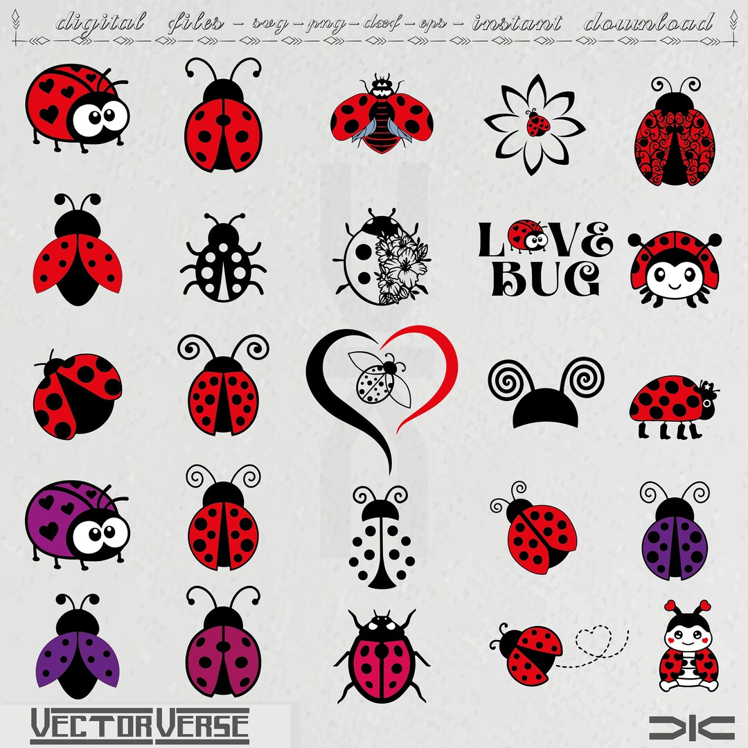 Ladybug SVG Ladybug Bundle SVG Files Ladybug SVG Layered Ladybug Files ...