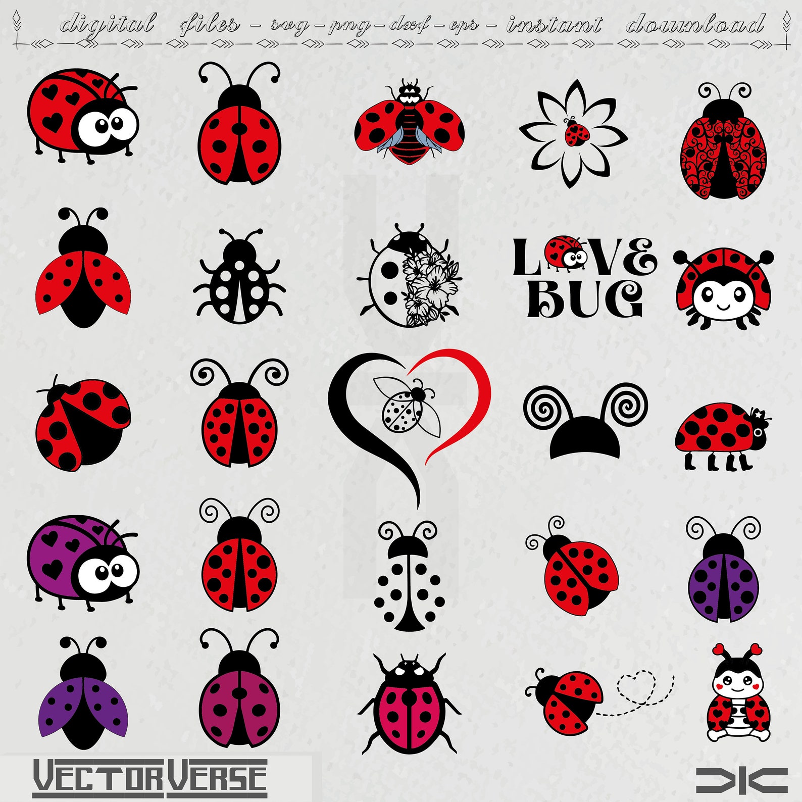 Ladybug SVG Ladybug Bundle SVG Files Ladybug SVG Layered Ladybug Files ...
