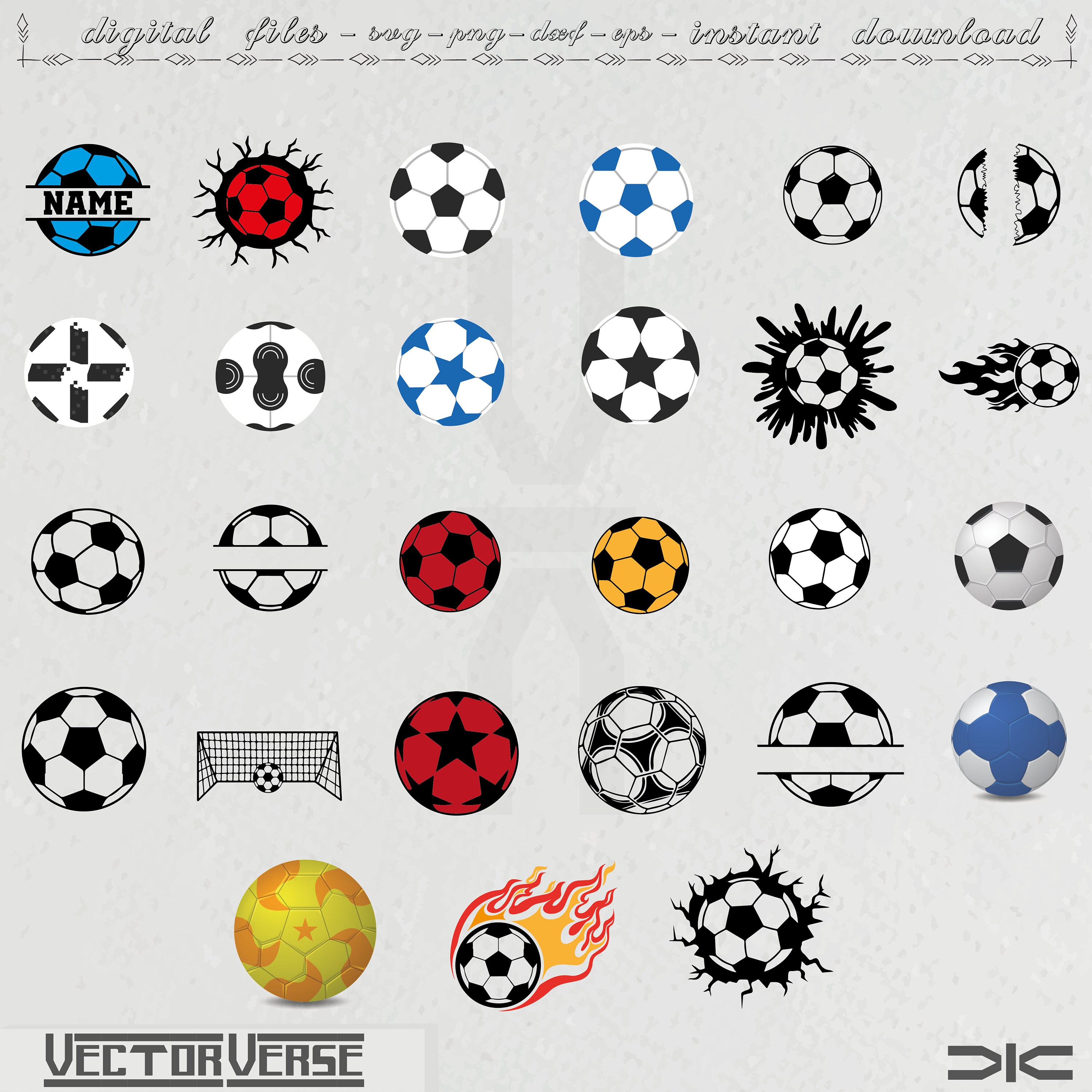 Balls Svg Bundle, Soccer Ball Svg, Ball Monogram, Soft Ball, Baseball ...