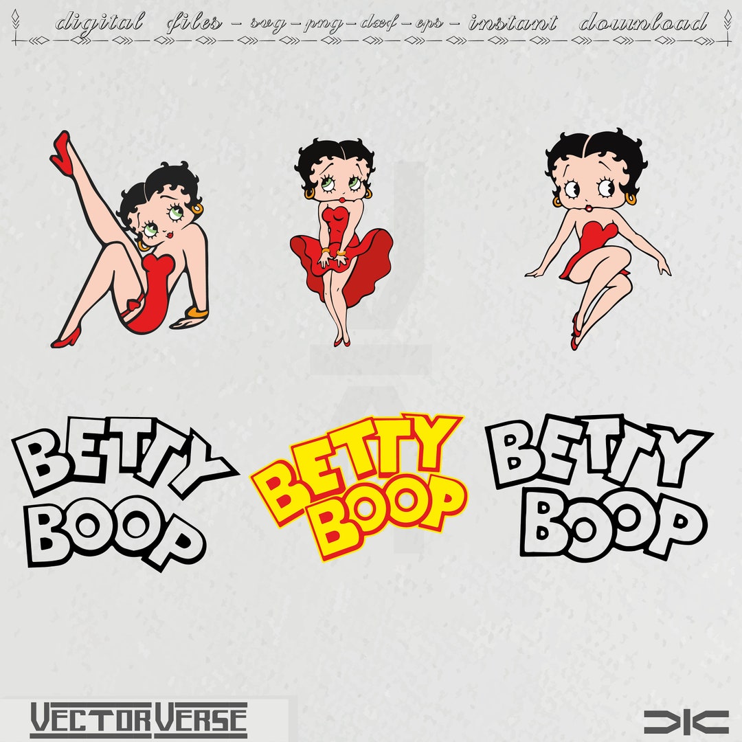 Betty Boop Svg Betty Boop Svg Files For Cricut Betty Boop Clipart