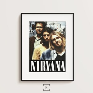 Nirvana Poster Collection Music Prints Nirvana Smells Like Teen Spirit ...
