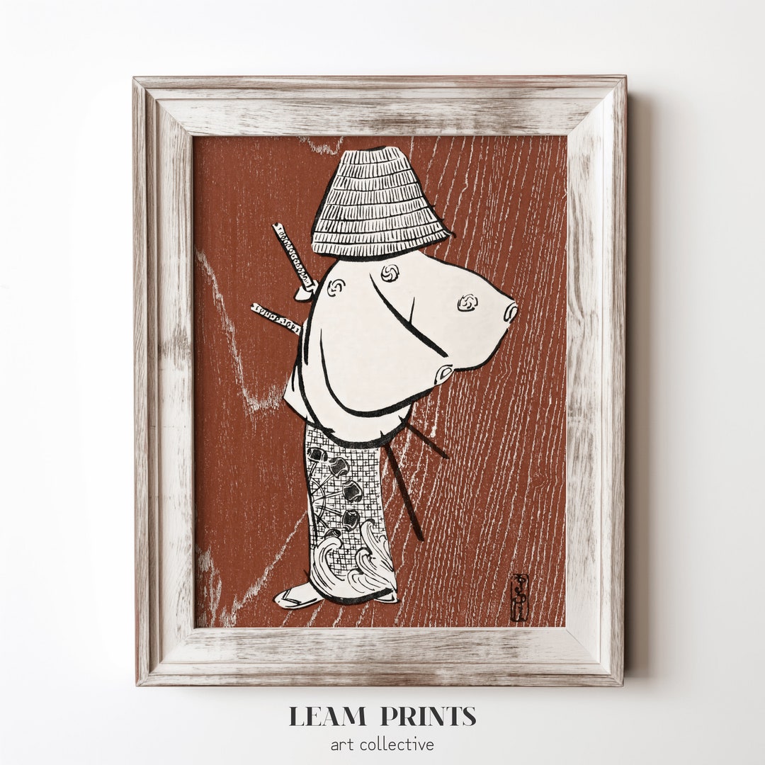 Vintage Samurai Armor Art Red Japanese Printable Art Japan Printables ...