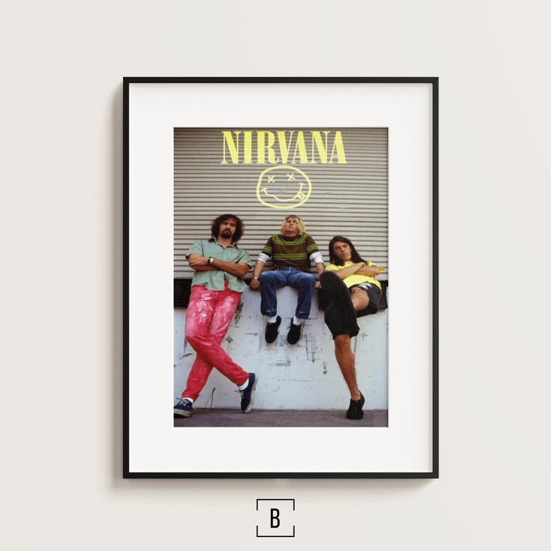 Nirvana Poster Collection Music Prints Nirvana Smells Like Teen Spirit ...