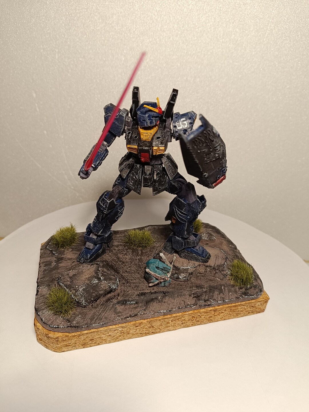 Diorama Gundam Geek Figurine - Etsy