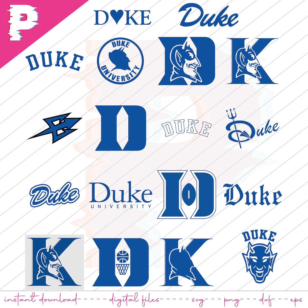 Duke University Svg, Duke Basketball, War Eagle Svg, Duke Blue Devils ...