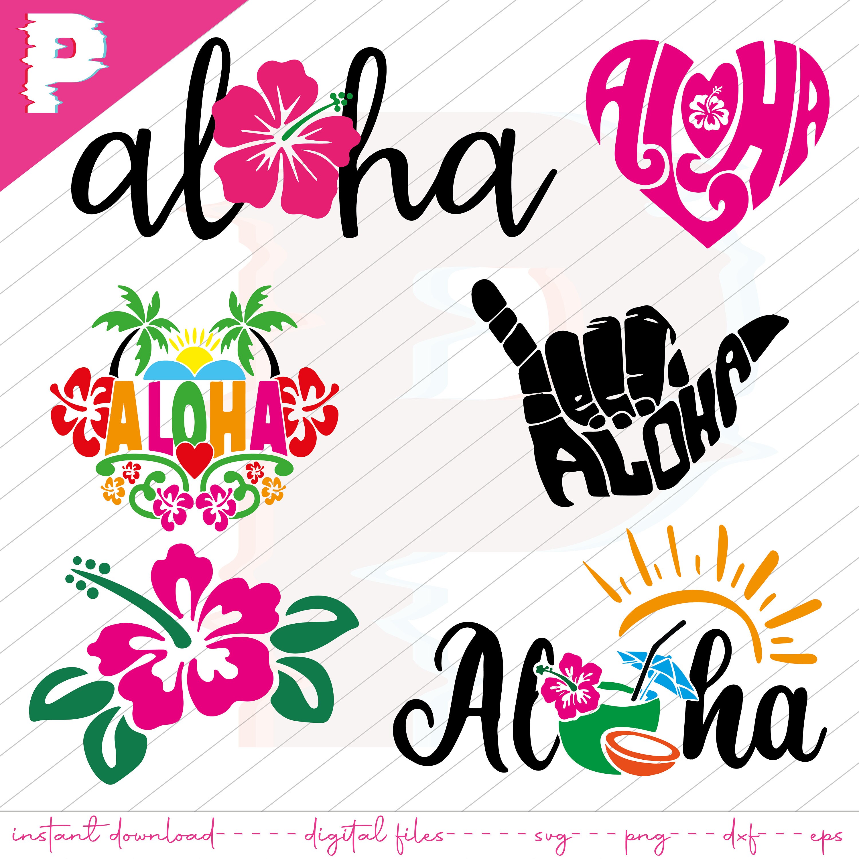 Aloha Svg, Aloha Png, Hawaii Svg, Hibiscus Svg, Aloha Summer, Aloha ...