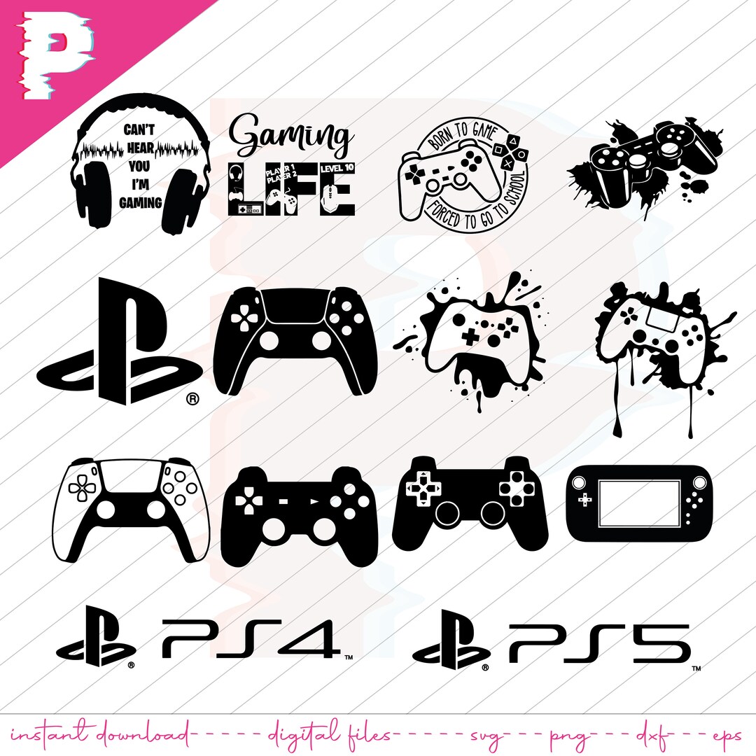 Gaming Svg Bundle, Gaming Svg, Gaming Life Svg, Born to Game ...