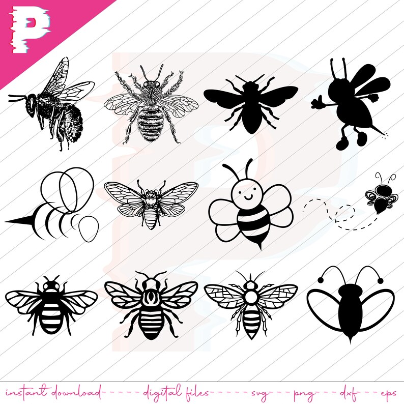Bee Svg Bundle,honey Bee Svg,queen Bee Svg,bee Kind Svg,bee Wreath Svg ...