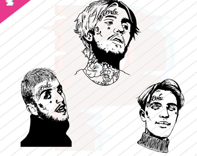 Bundle of lil Peep Themed Svgs File Pack highest Quality - Etsy Canada
